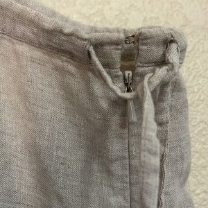 Talbots | Skirts | Talbots Woman Irish Linen Khaki Aline Midi Skirt 2w ...